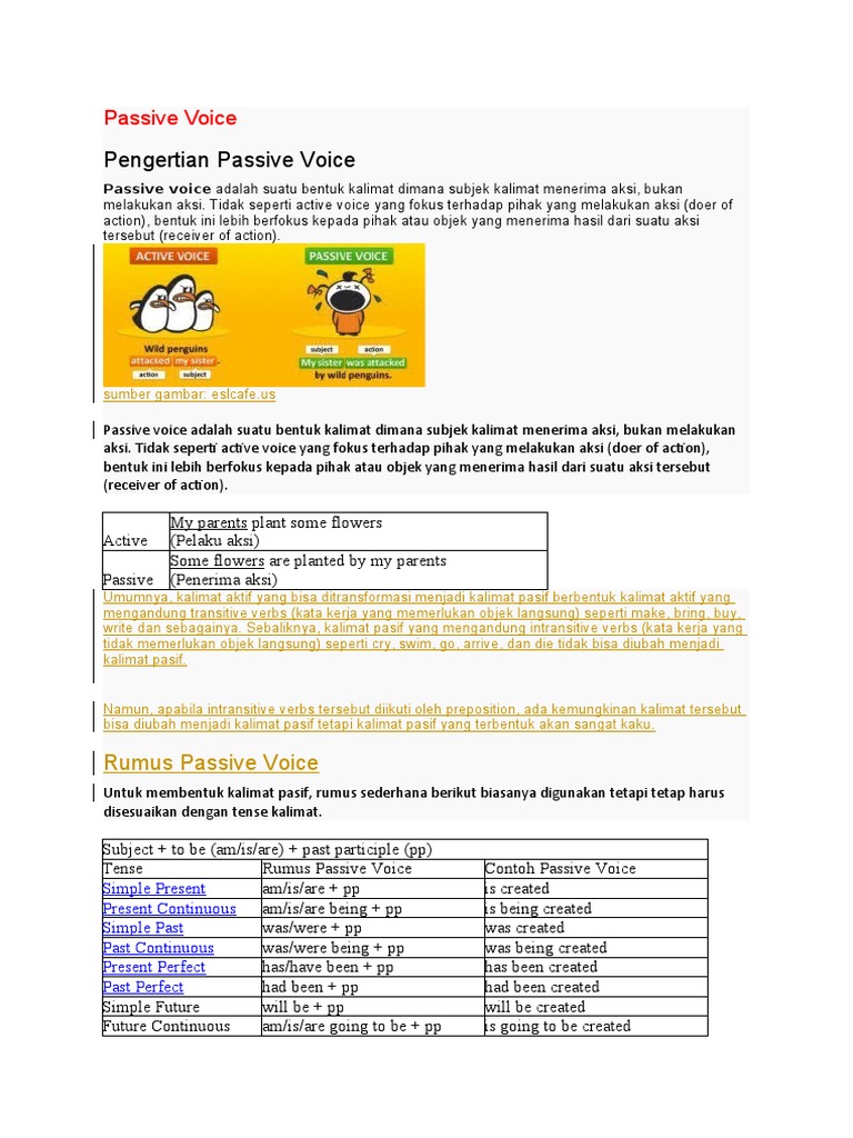 Passive Voice | PDF