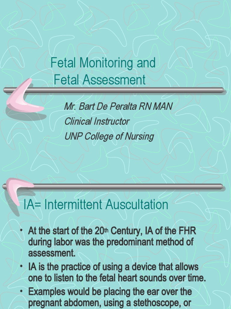 Fetal Monitoring | PDF | Maternal Health | Health Care