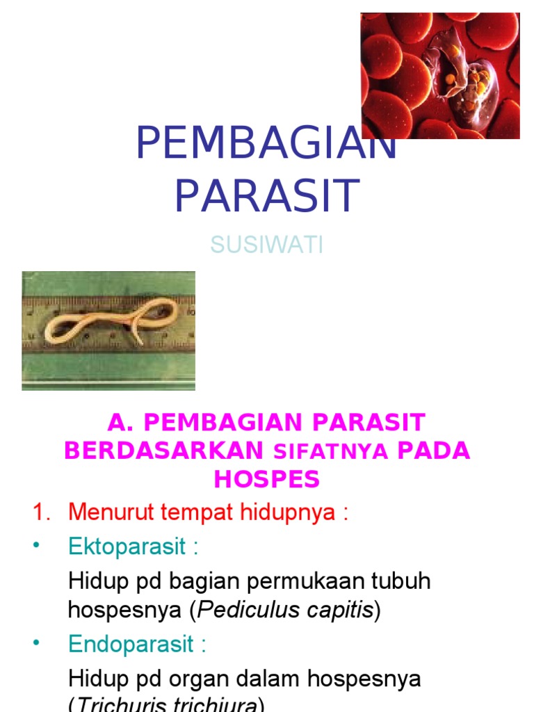 Pembagian Parasit | PDF | Ilmu Sosial | Kesehatan Holistik