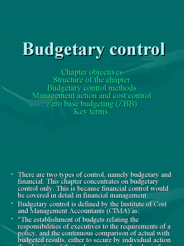 Budgetary System | PDF | Budget | Expense