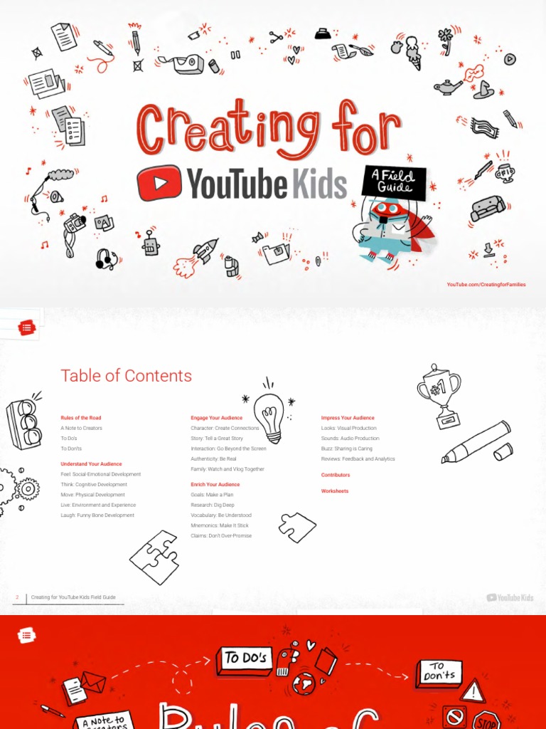 Creating For Youtube Kids Fieldguide PDF | PDF | You Tube | Jokes