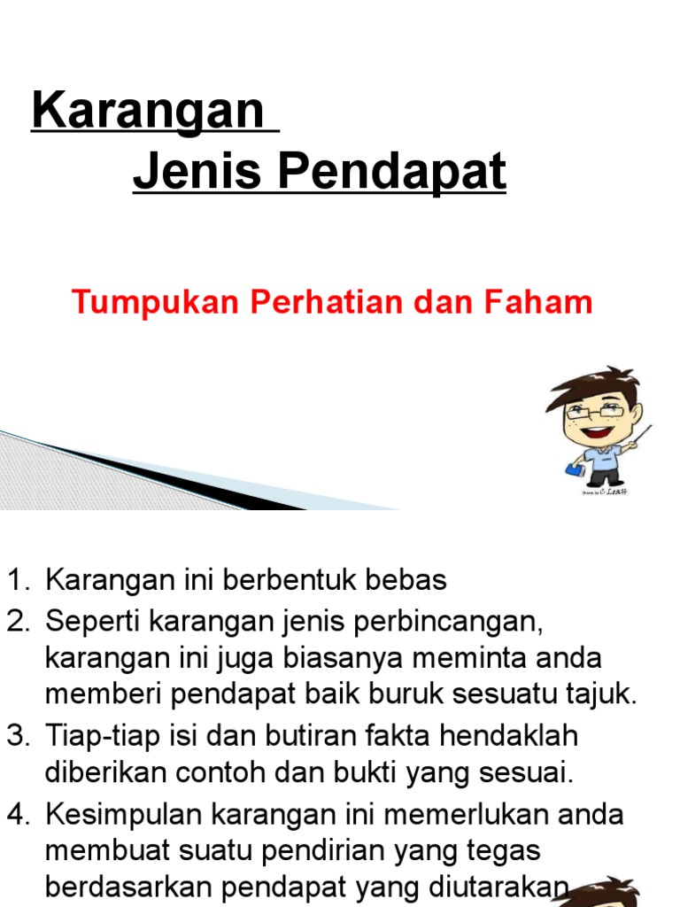 Karangan Jenis Pendapat | PDF