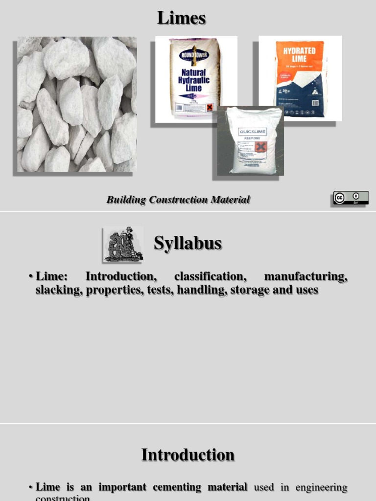 Limes | PDF | Mortar (Masonry) | Cement