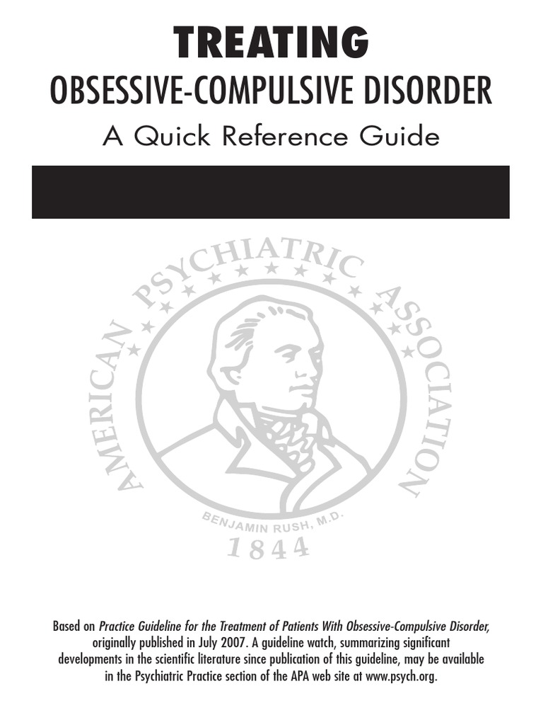 Ocd (Quick) PDF | PDF | Obsessive–Compulsive Disorder | Selective ...
