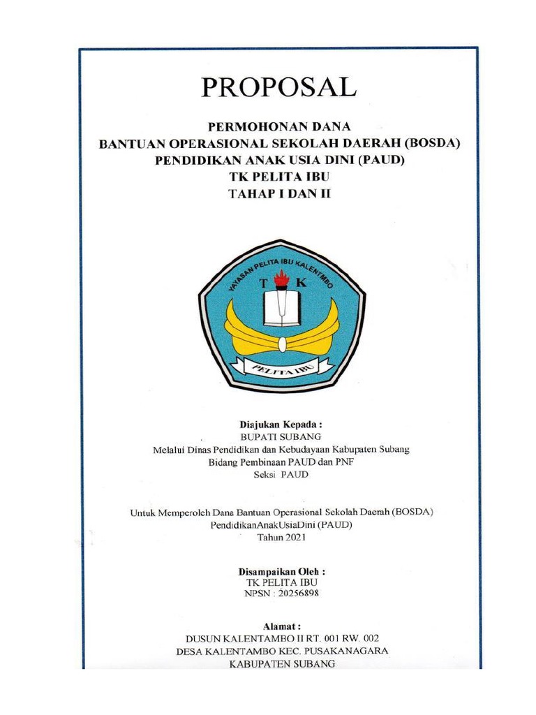 Proposal Bosda 2021 | PDF