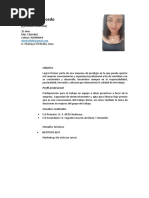 Curriculum Vitae Sandra | PDF