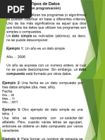 Tipos de Datos - Qué Son, Cuáles, Son, Características y Ejemplos - Diferenciando | PDF | Tipo ...