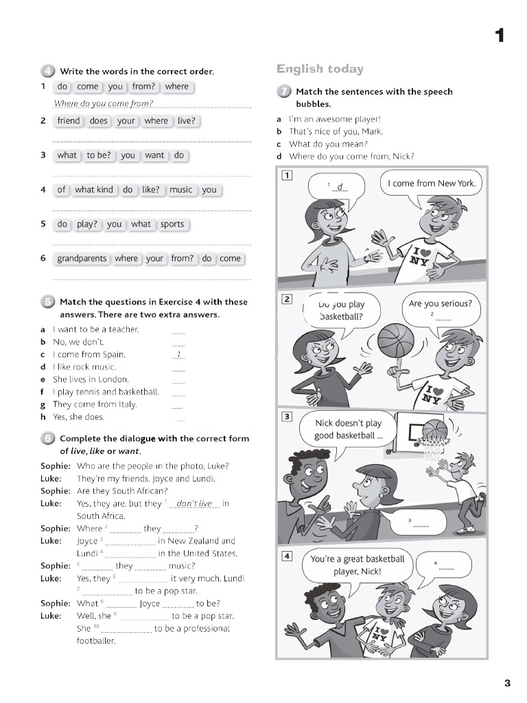 Today - Level2 - ActivityBook Páginas 1 14 03 - Compressed | PDF