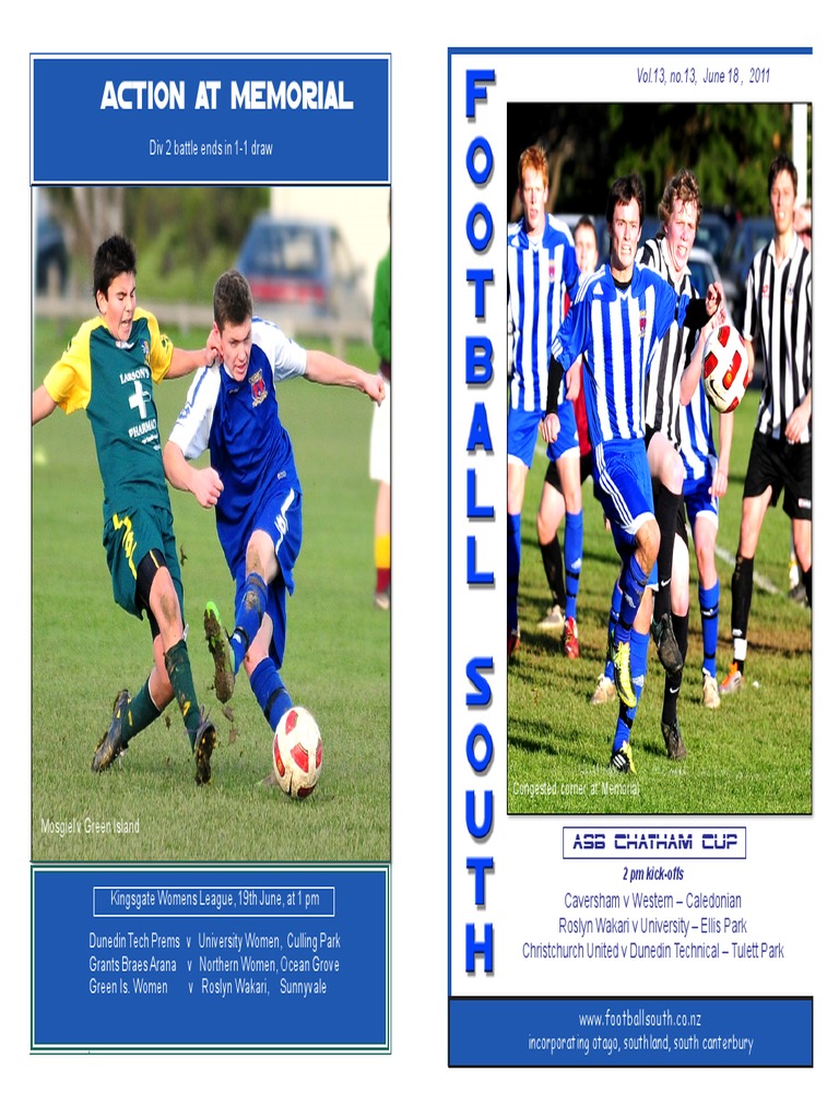 Otago Match Programme | PDF | Association Football | Sports