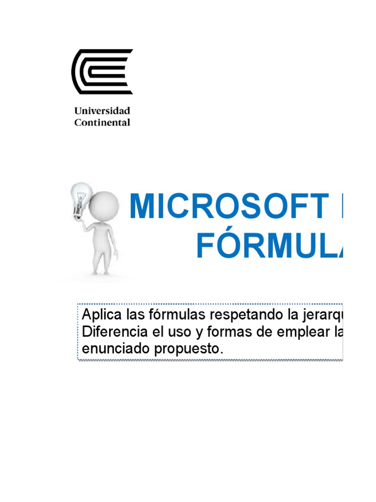 Sesión 08 - Excel | PDF | Microsoft Excel | Argumento