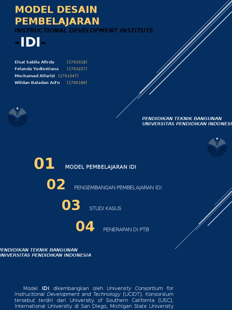 Model Pembelajaran IDI di Pendidikan Teknik | PDF