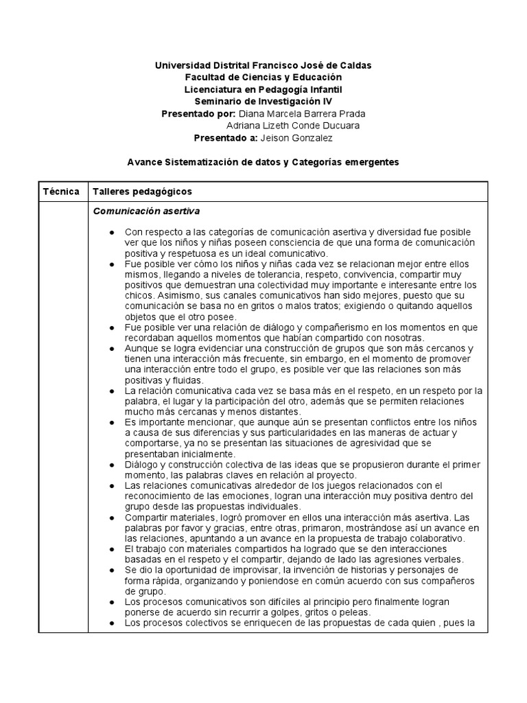 Cuadro Categorías Emergentes | Descargar gratis PDF | Comunicación ...