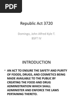 PHLegalPhar - RA 3720 | PDF | Food And Drug Administration