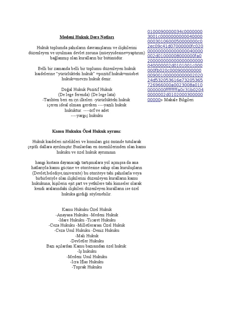 Hukukun Temel Kavramları | PDF