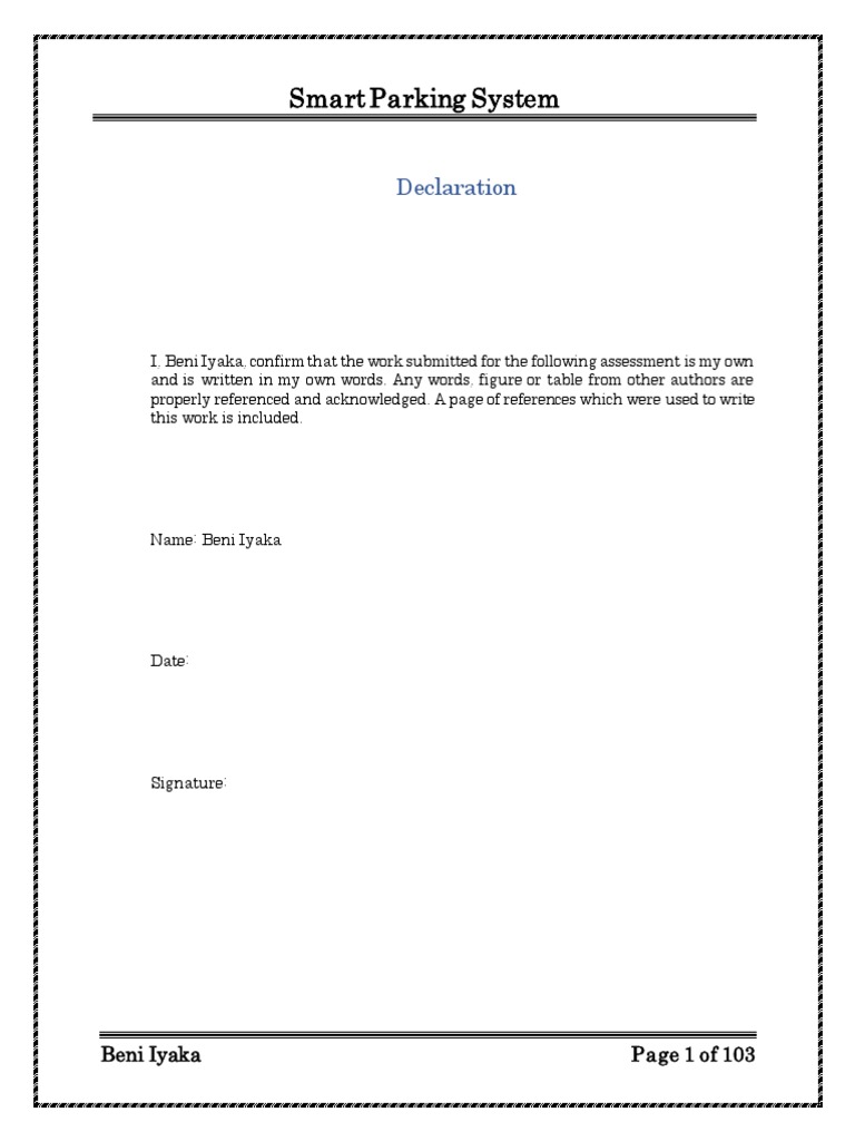 Smart Parking System PDF | Download Free PDF | Parking | Parking Lot