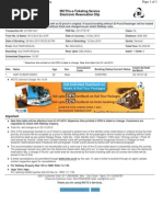 Irctc Sample Ticket Format | PDF | Identity Document | Transport