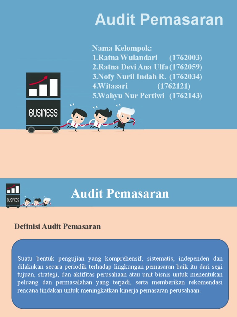 AUDIT PEMASARAN Kel 2 | PDF | Karier & Perkembangan | Bisnis