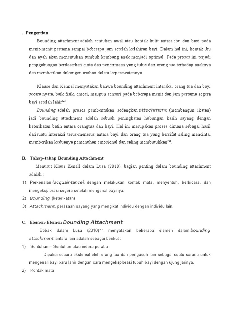 Materi Bounding Attachment | PDF