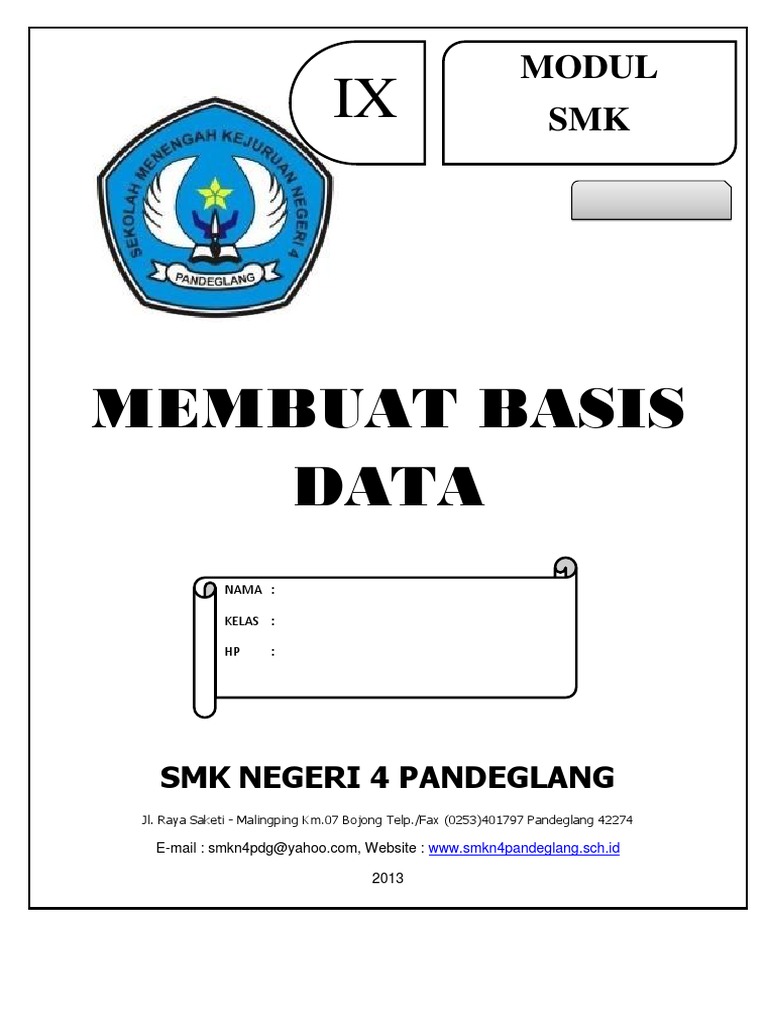 Modul Basis Data | PDF