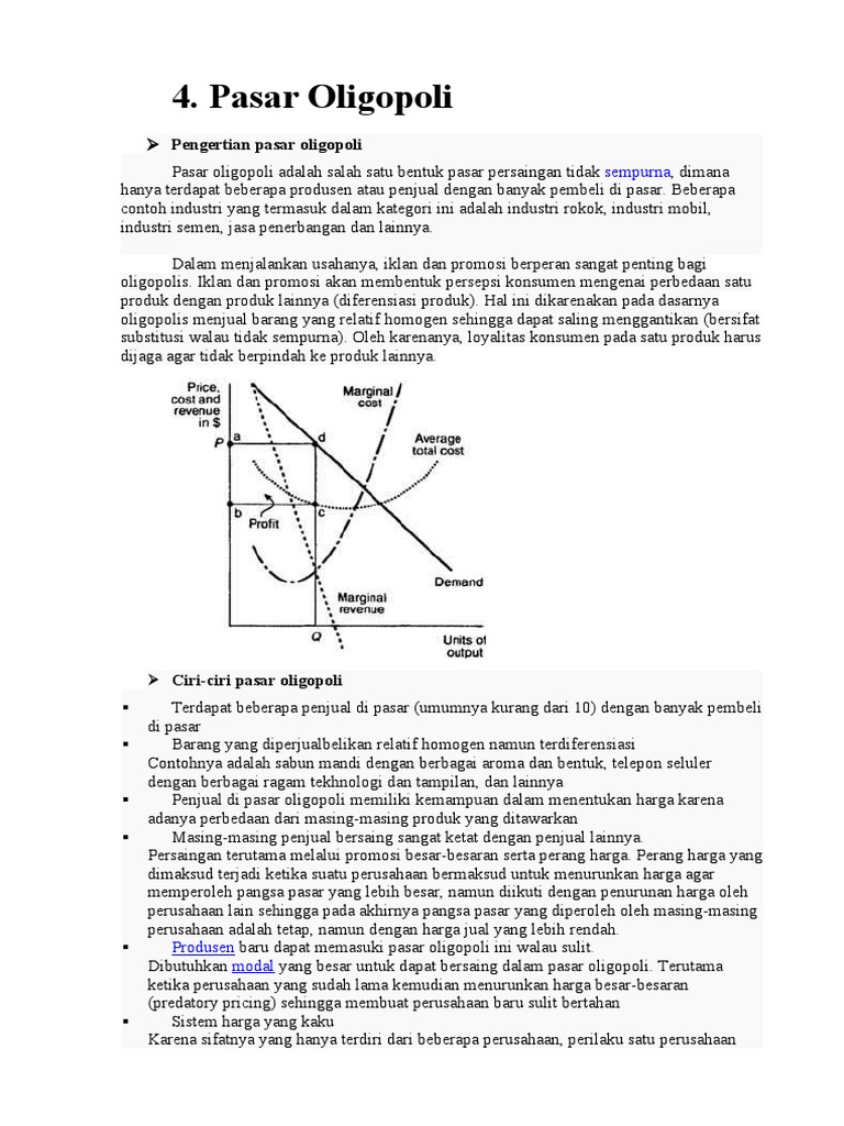 Pasar Oligopoli Pdf