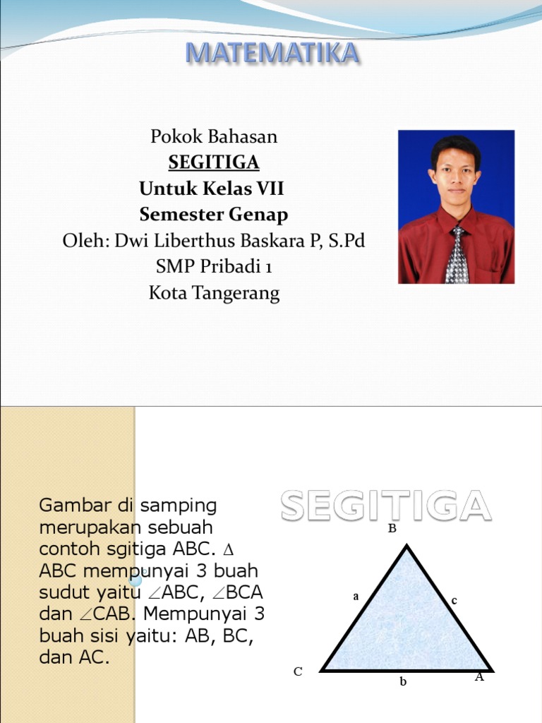 Materi Segitiga Kelas 7 | PDF