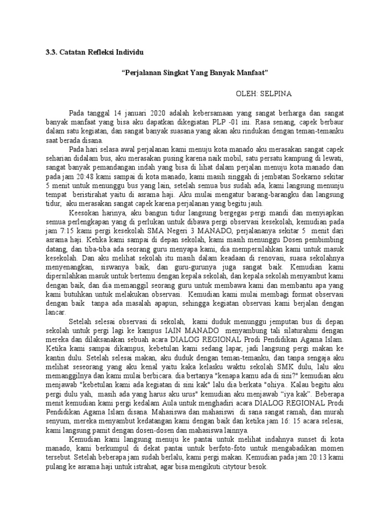 Narasi Laporan | PDF