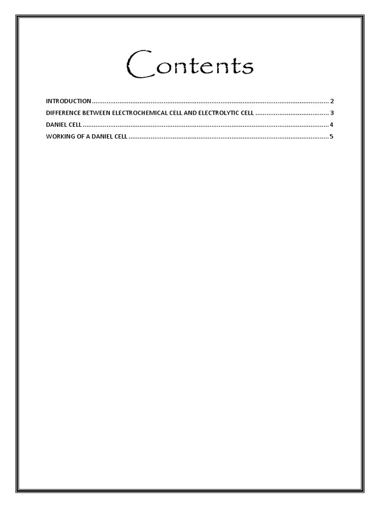 CHEM Investigatory PROJECT (DANIEL CELL) CBSE 2020 CLASS 12 | PDF ...