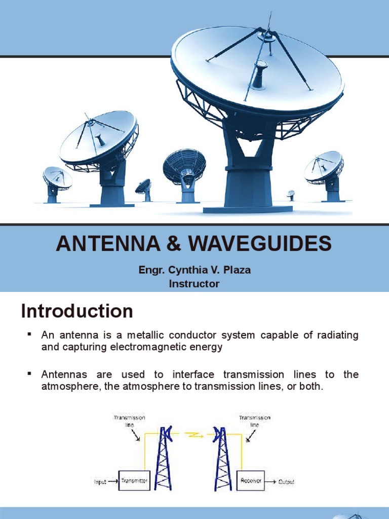 Antenna & Waveguides | PDF | Antenna (Radio) | Transmission Line
