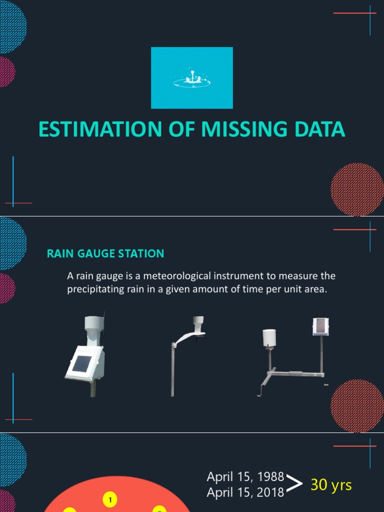 Estimation of Missing Data | PDF | Precipitation | Rain