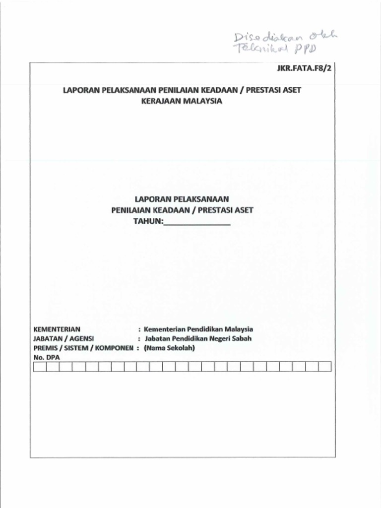 Contoh Pengisian Borang | PDF