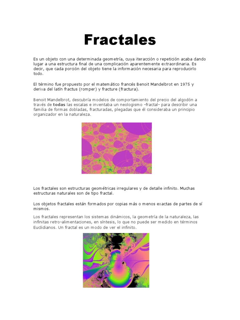 Fractal 3 | PDF | Teoría del caos | Fractal