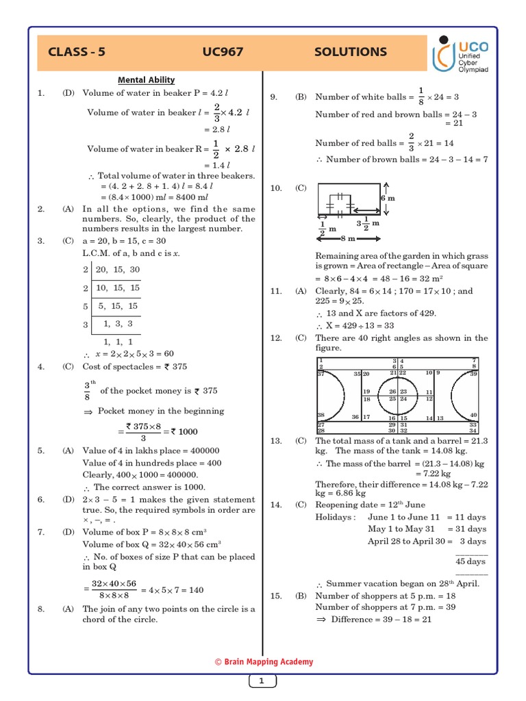 UCO Class 5 | PDF | Computing | Computing And Information Technology