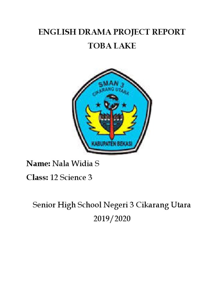 English Drama Project Report | Download Free PDF | Entertainment