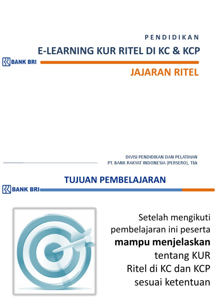 KUR Ritel KC Dan KCP | PDF