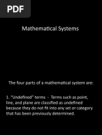 Illustrating Axiomatic Structures of A Mathematical System - Quarter 3 | PDF | Axiom | Line ...