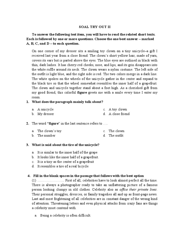 Soal Try Out Ii | PDF | Thunderstorm | Lightning