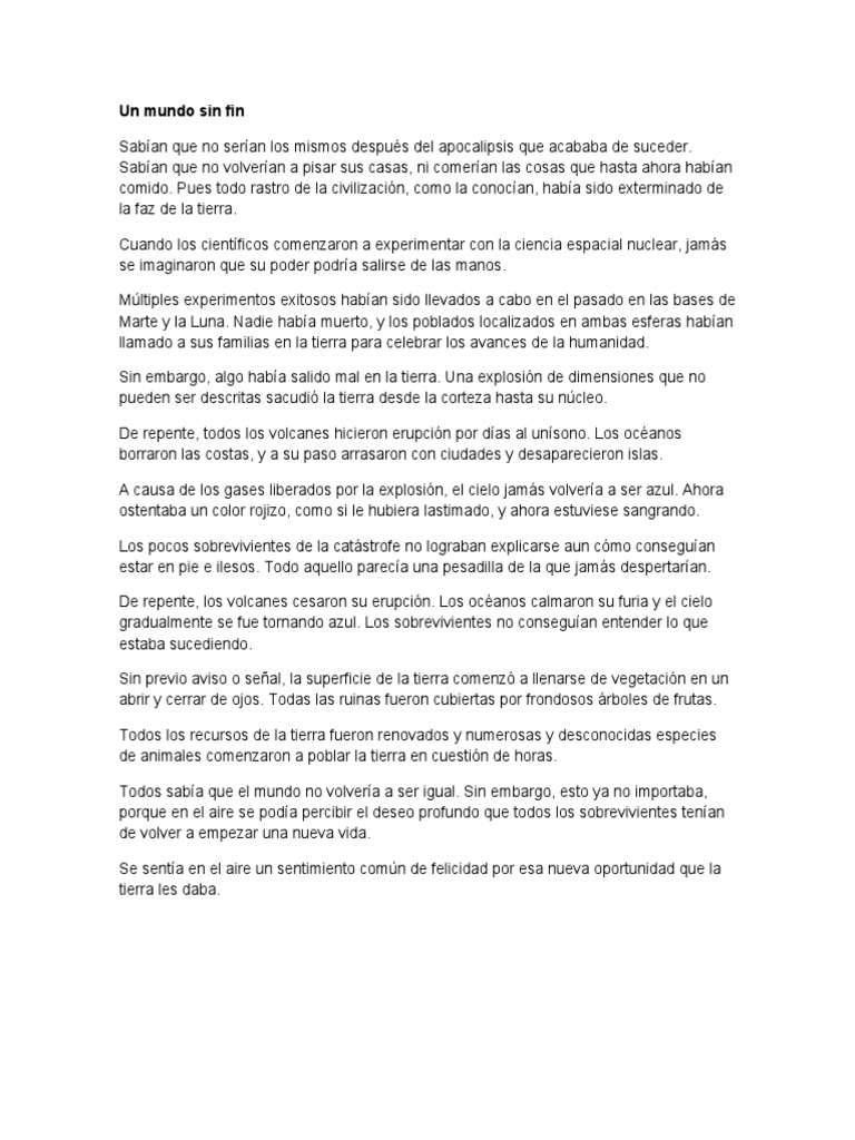 Un Mundo Sin Fin | PDF