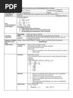 Performs Operations On Radical Expressions | PDF | Learning | Teachers