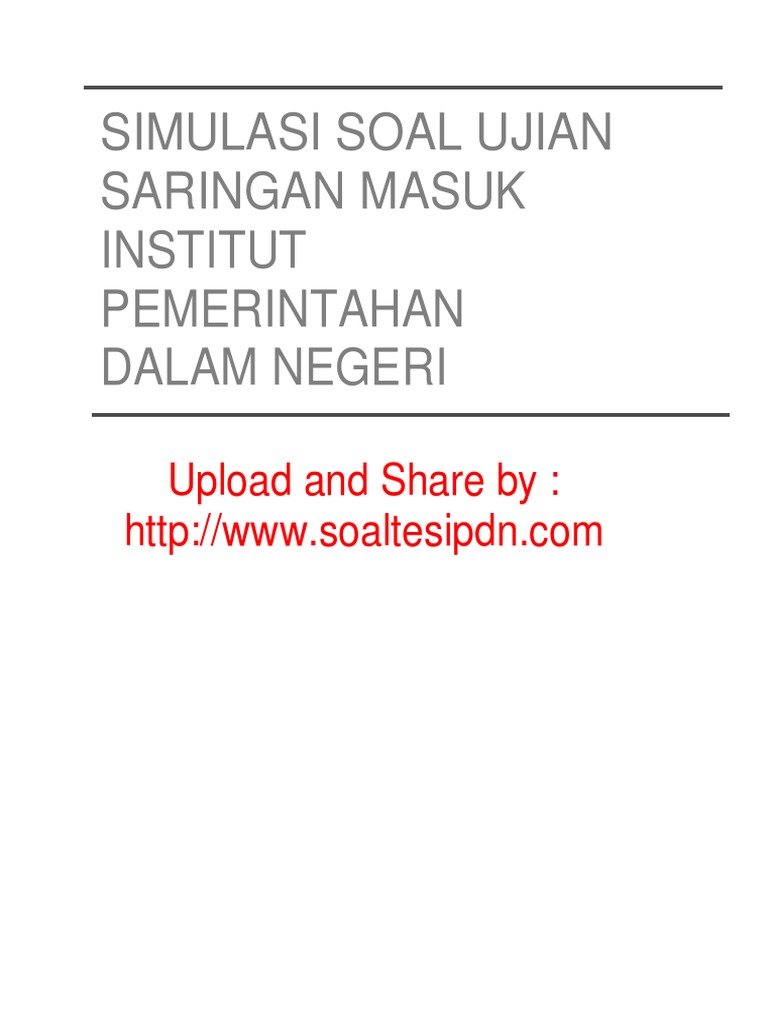 Drilling - Soal - TIU - 50 - Soal (1) - Terkunci | PDF | Metode & Bahan Ajar