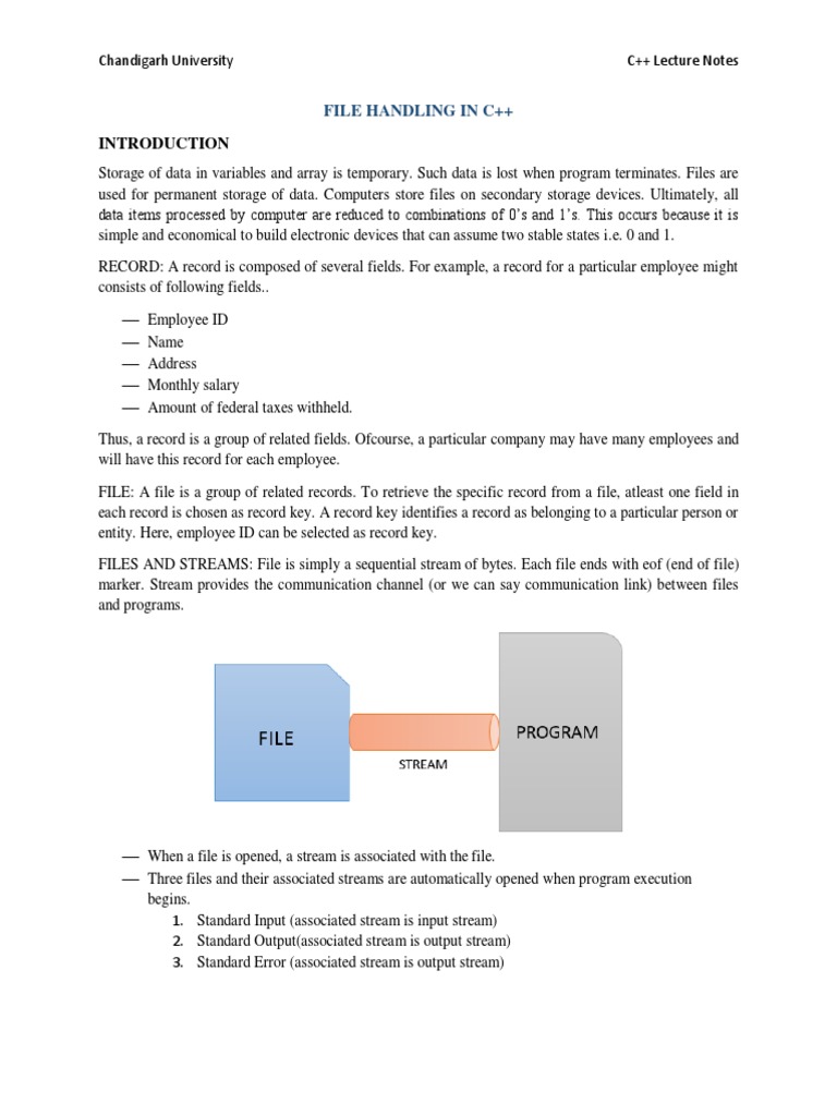 File Handling PDF | PDF | Class (Computer Programming) | Pointer ... File Handling PDF | PDF | Class (Computer Programming) | Pointer ...