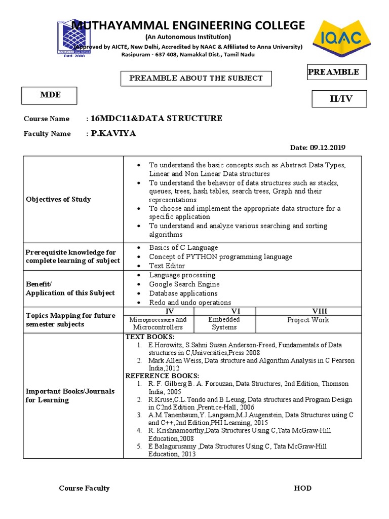 Preamble | Download Free PDF | Data Structure | Data