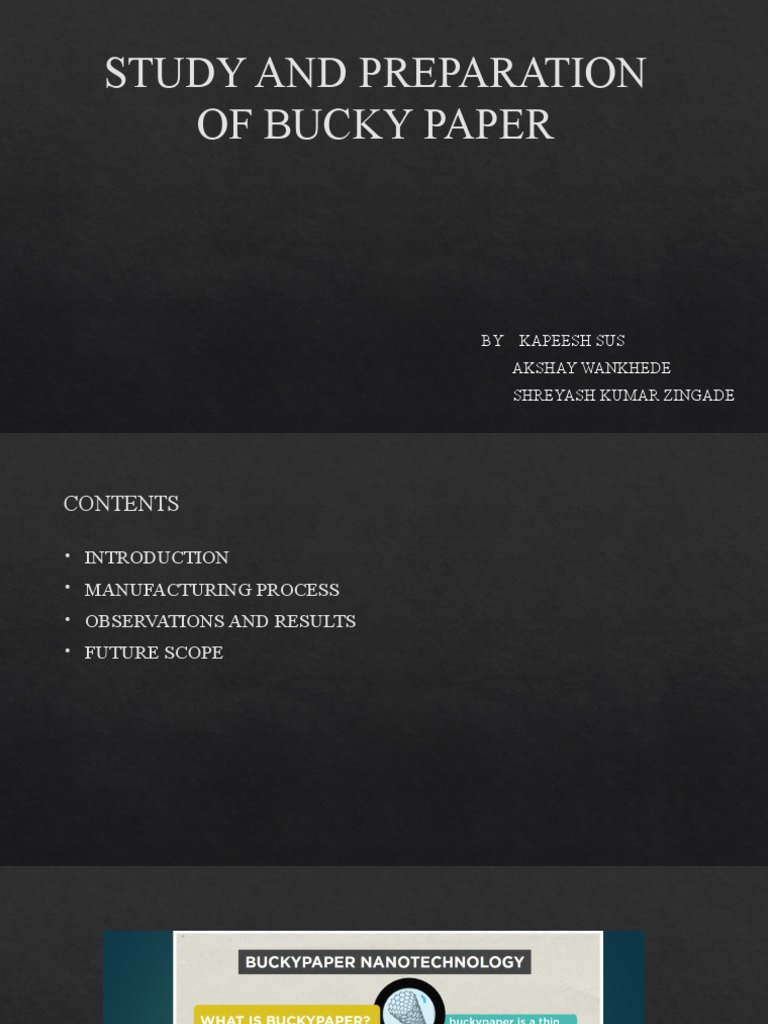 Bucky Paper | PDF | Carbon Nanotube | Electrical Resistance And Conductance