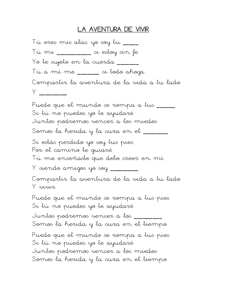 Aventura de Vida y Amistad | PDF
