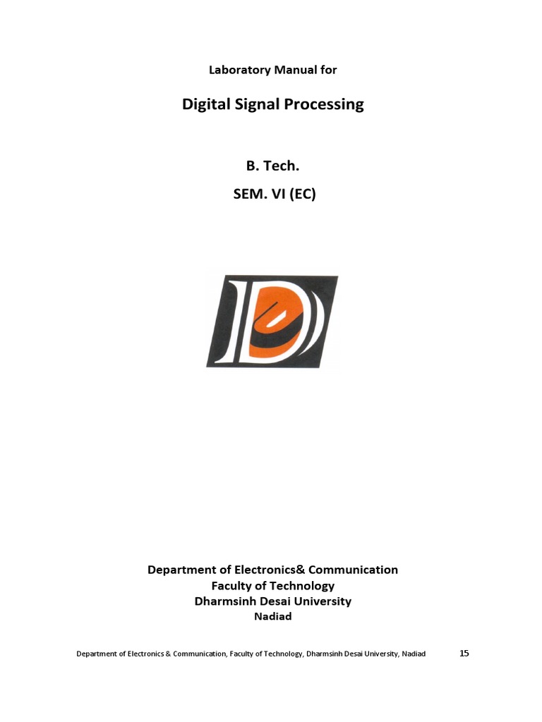 DSP PDF | PDF | Discrete Fourier Transform | Filter (Signal Processing)