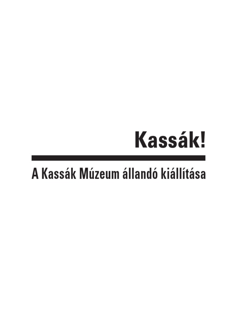 Kassák | PDF