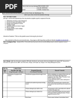 JSA For Bolt Tightening, Grating Removal | PDF | Hazards | Oil Spill