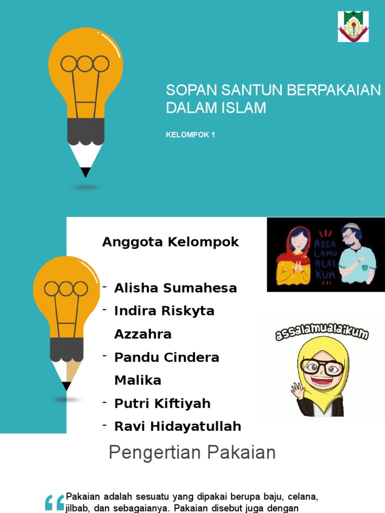 Sopan Santun Berpakaian Dalam Islam | PDF