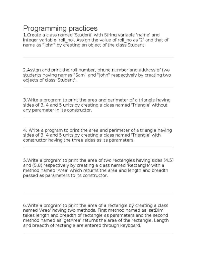 Oop Medterm | PDF | Area | Constructor (Object Oriented Programming)