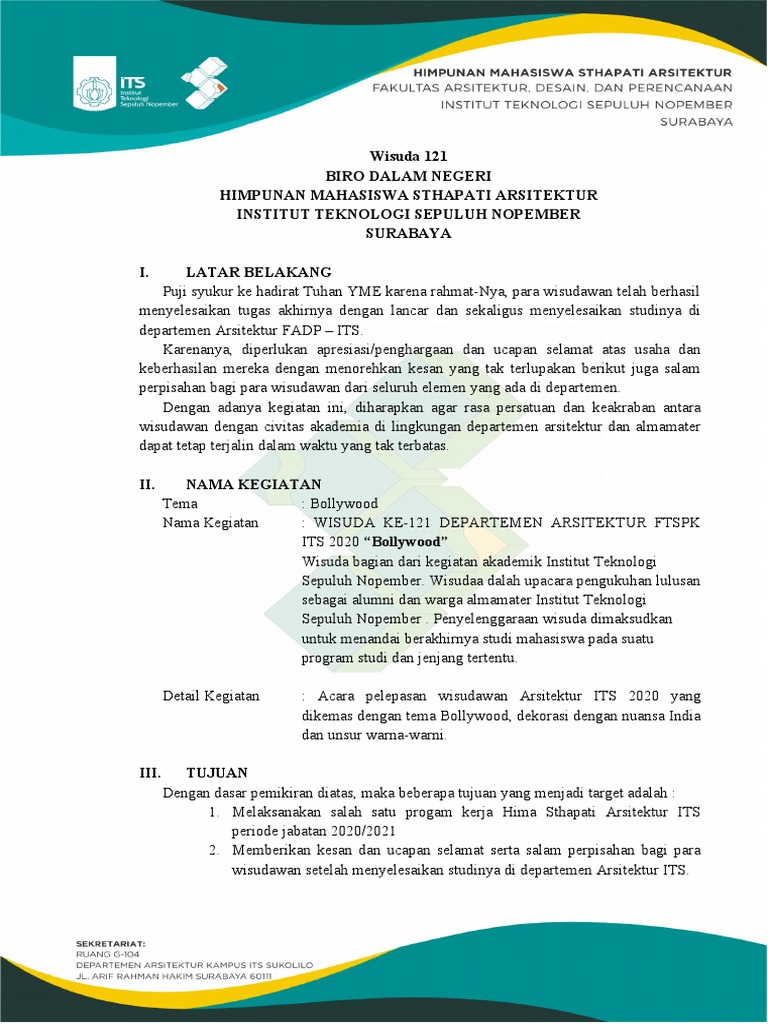 PROPOSAL W121 Siap Print Dan Direvisi LG | PDF