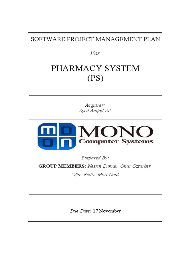 SPMP | PDF | Project Management | Software Engineering